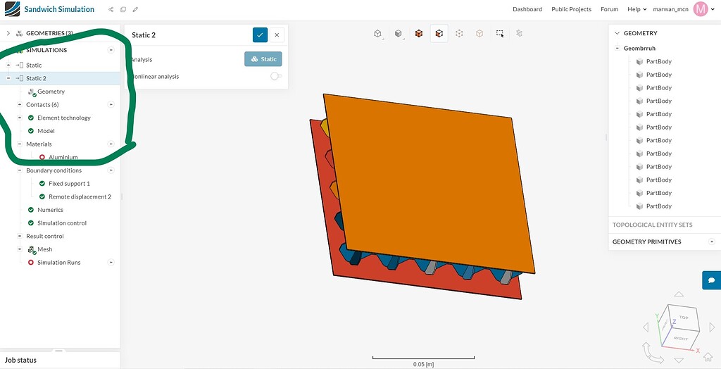 Physical contact setting missing - Using SimScale - SimScale CAE Forum