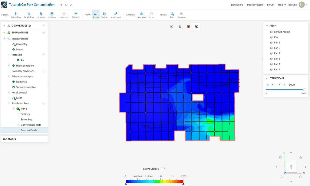 Tutorial: Car Park Contamination - Project Support - SimScale CAE Forum