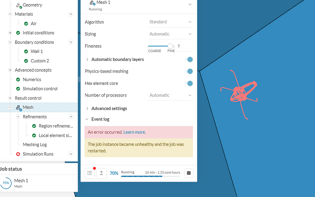 Fatal Mesh Errors - Project Support - SimScale CAE Forum