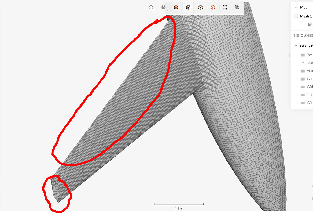 Leading and trailing edge of thin airfoil mesh is very jagged - Project ...