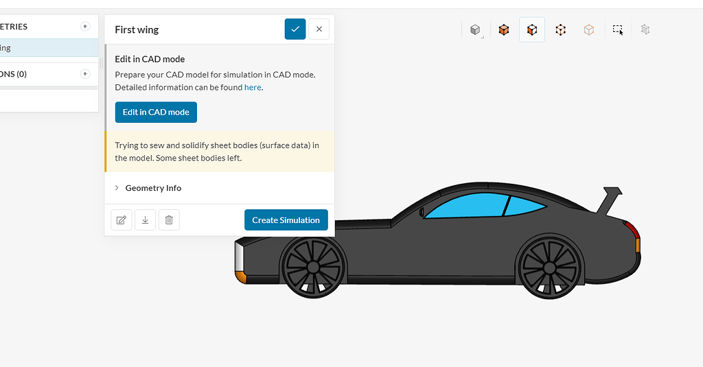 Sheet Bodies Detected - Project Support - SimScale CAE Forum