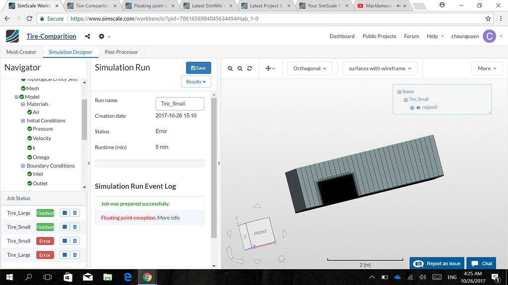 Floating point exception - Project Support - SimScale CAE Forum