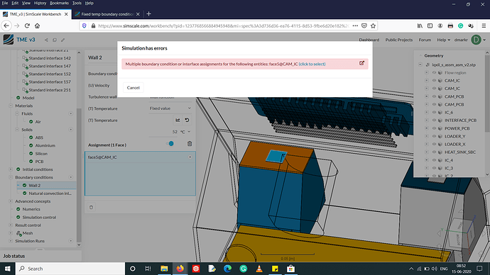 Fixed temp boundary condition for CHT analysis - Project Support - SimScale CAE Forum