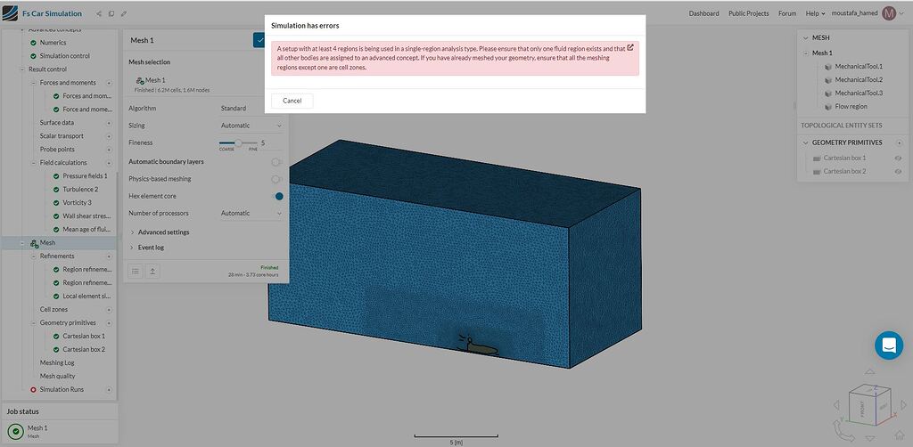 Problem by starting simulation - CAD & Meshing - SimScale CAE Forum