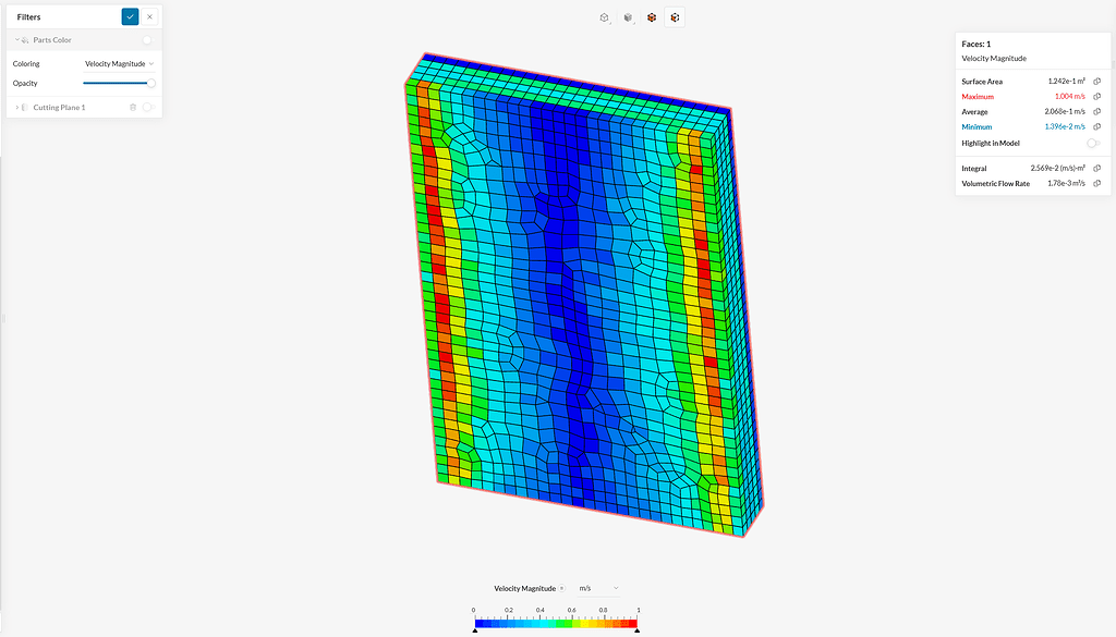 Calculating volumetric flow rate through porous media - Project Support - SimScale CAE Forum