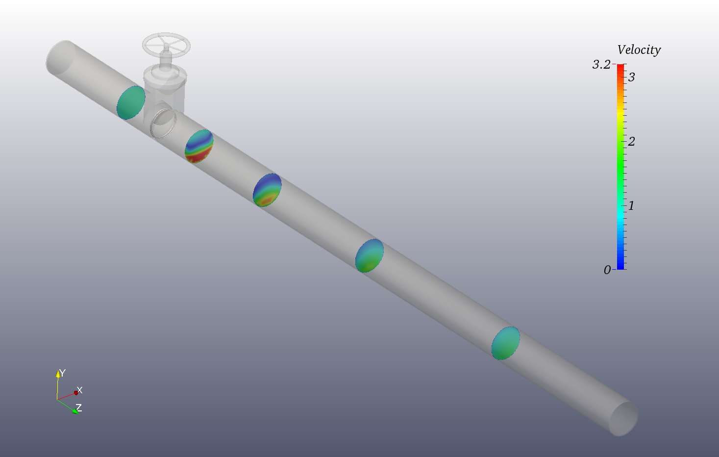 Analysis of Water Flow through a Gate Valve with CFD by A...