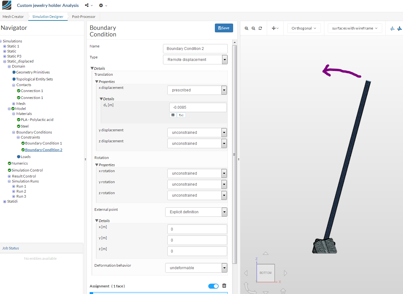 Proper simulation setup for Static project - Project Support - SimScale ...