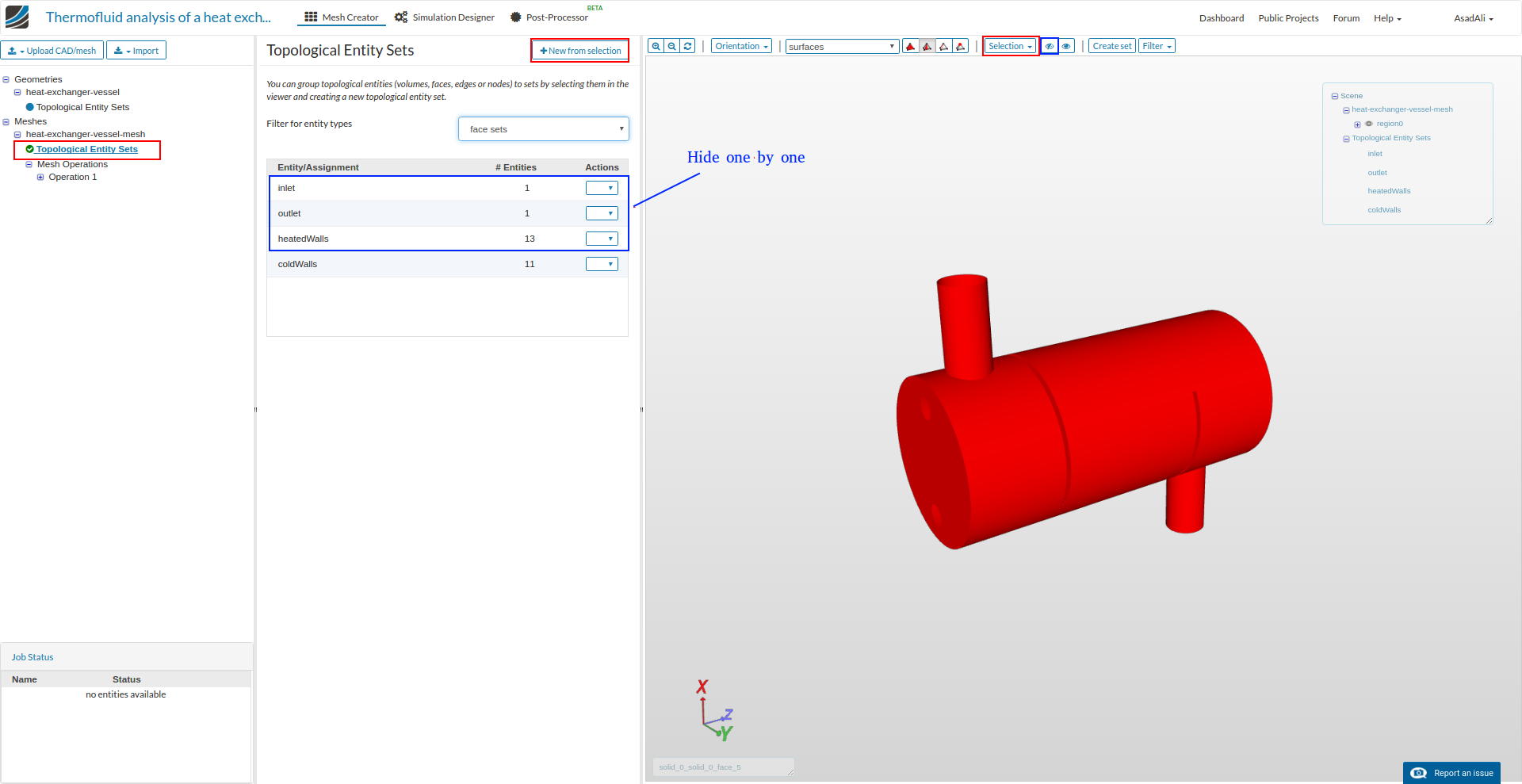 Step by step Tutorial: Thermofluid analysis of a heat exchanger - Fluid ...
