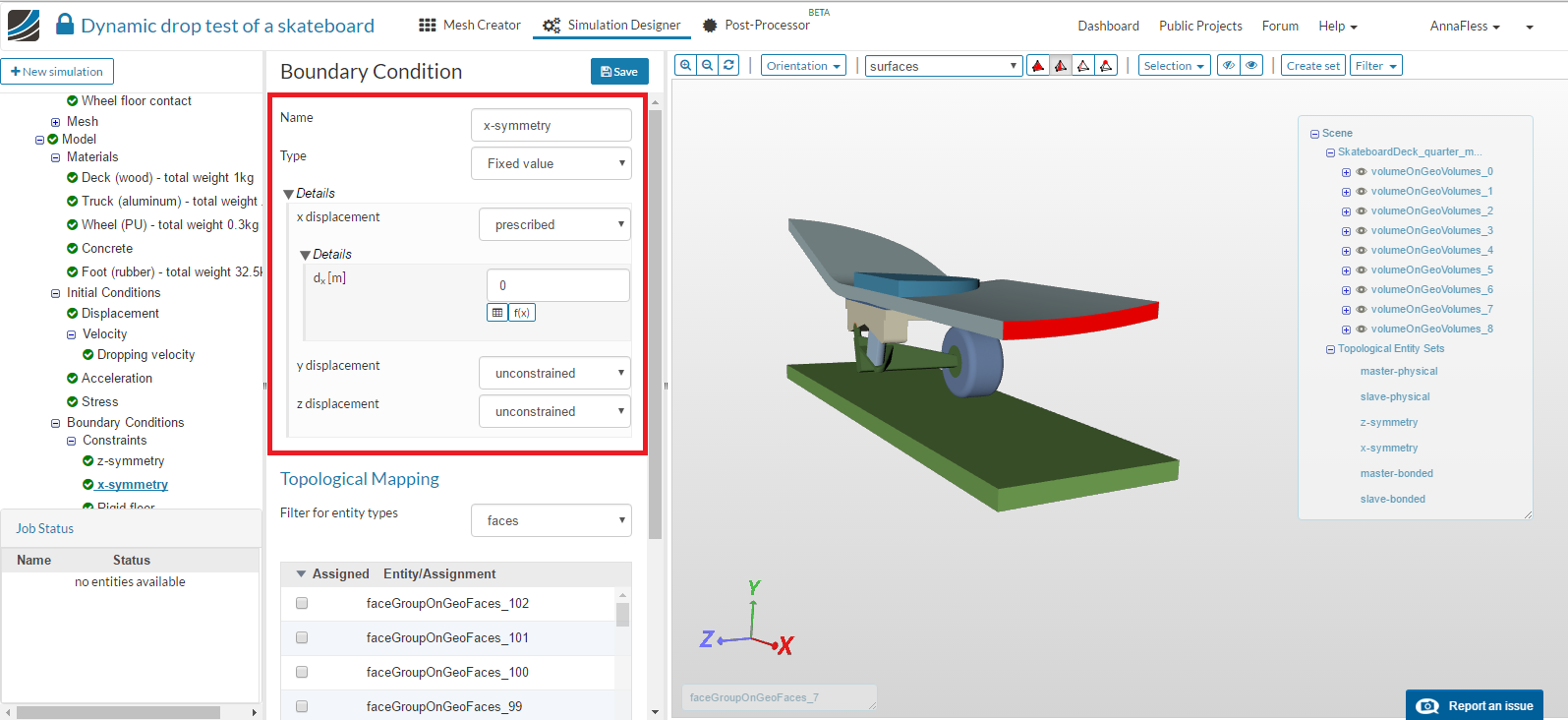 Setting up Symmetry Boundary Conditions and Circular Symmetry - Solid ...