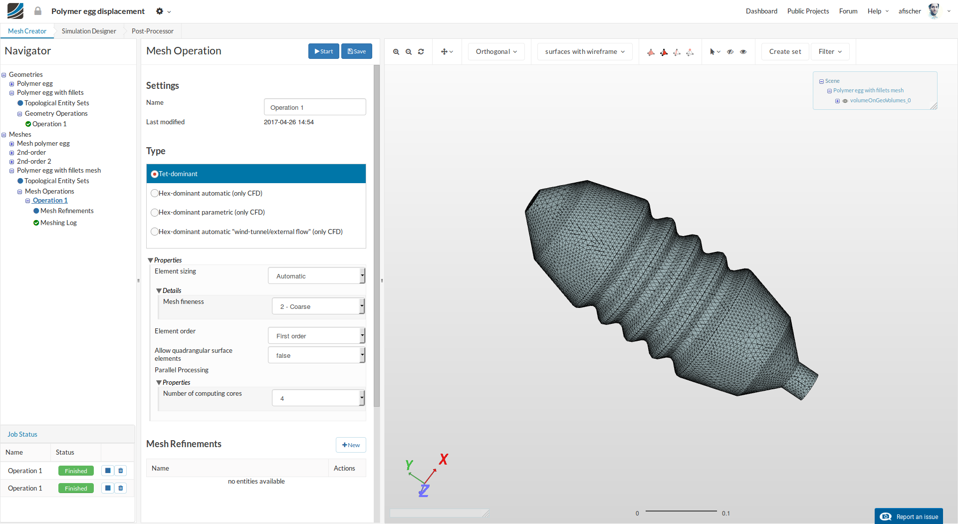 Inconsistent surface mesh - CAD & Meshing - SimScale CAE Forum