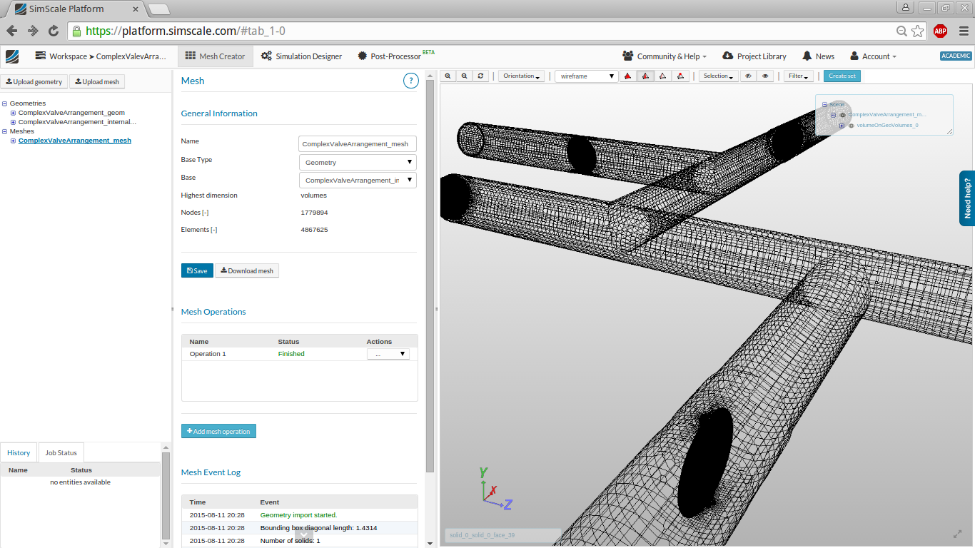 CFD Analysis of complex Butterfly Valve Arrangement by sjoshi | SimScale
