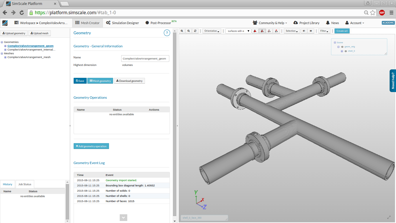 CFD Analysis of complex Butterfly Valve Arrangement by sjoshi | SimScale