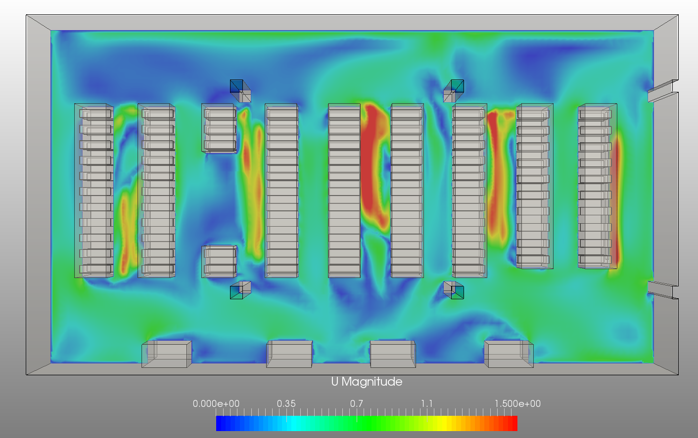 Airflow in a Data Center to Evaluate Ventilation by jprob...