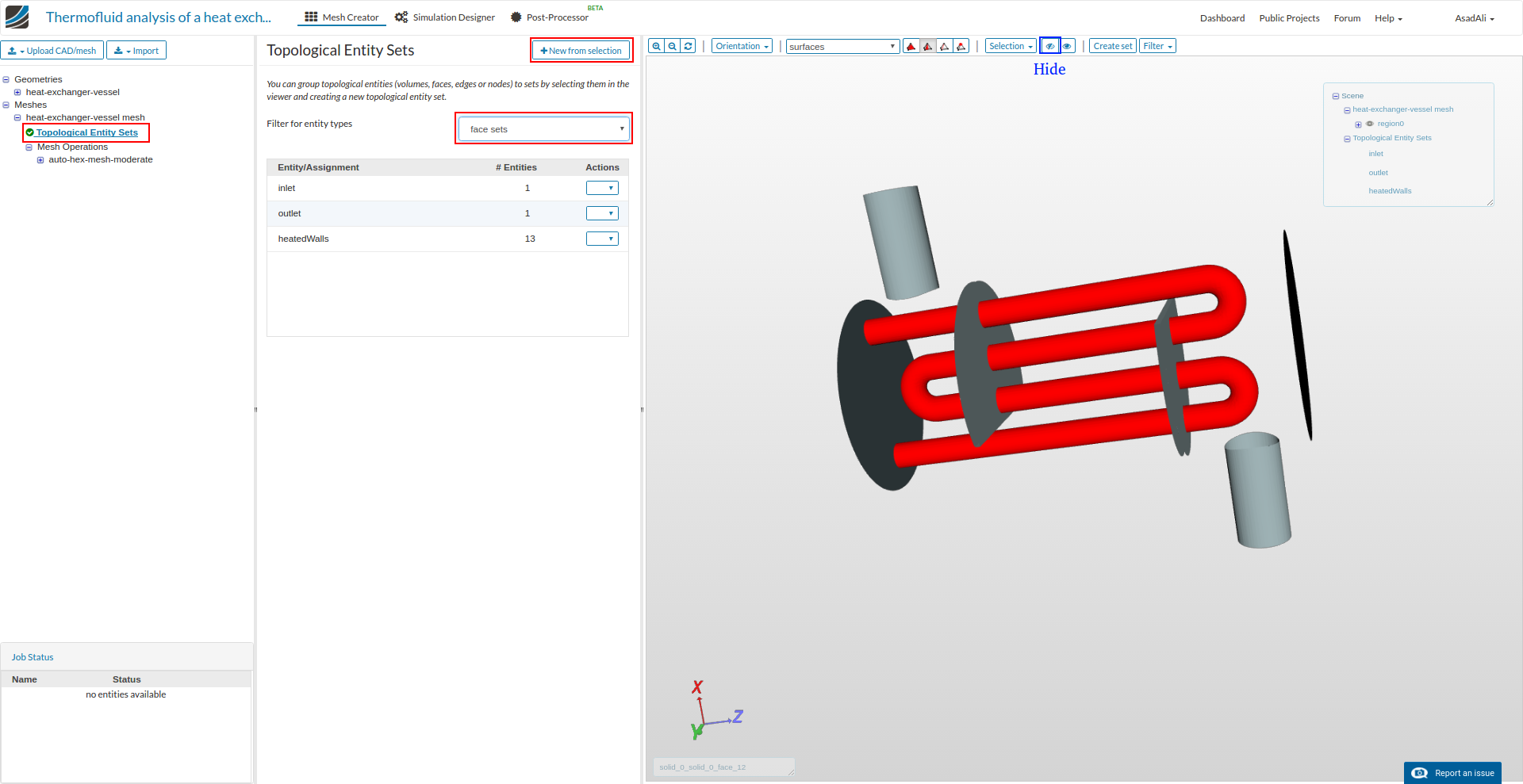 Step by step Tutorial: Thermofluid analysis of a heat exchanger - Fluid ...