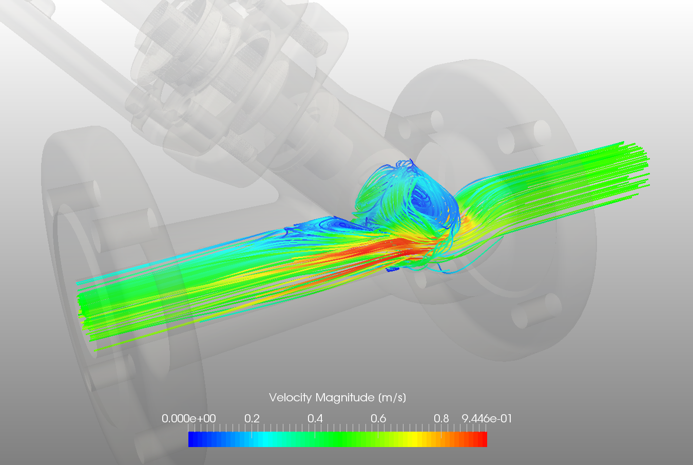 CFD Smulation of Turbulent Flow in a Regulator Valve by dheiny | SimScale