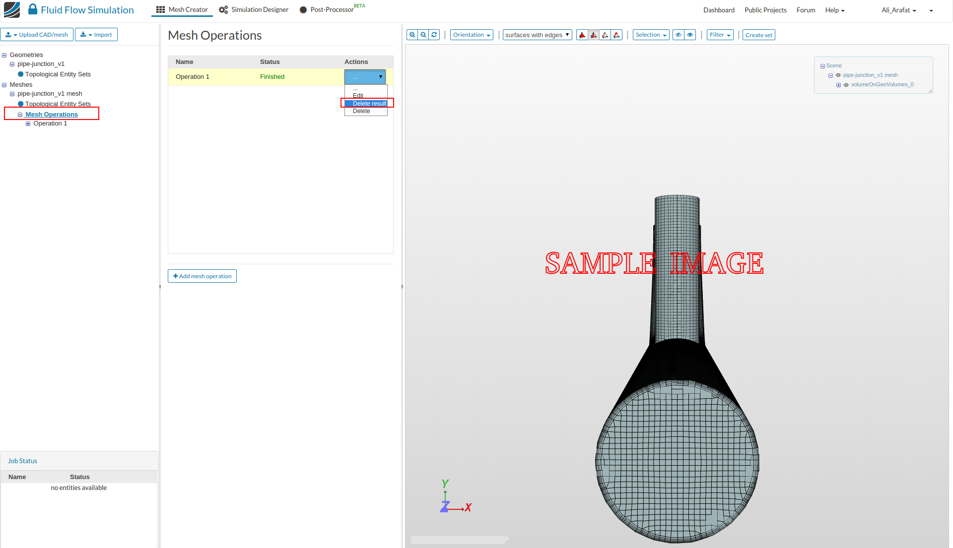 Mesh pipe error - CAD & Meshing - SimScale CAE Forum