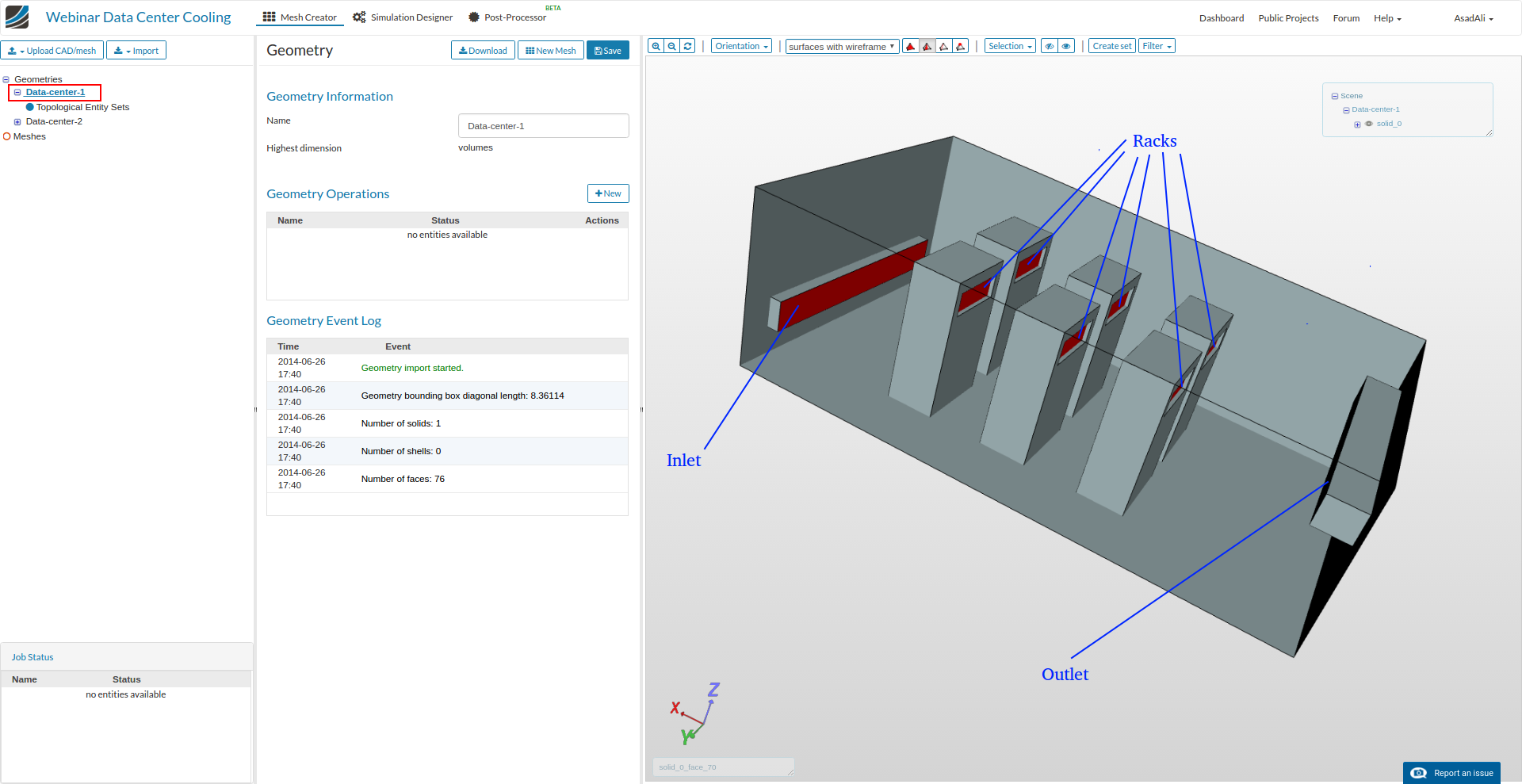 Data Center Cooling: Step-By-Step Tutorial - Fluid Flow / CFD ...