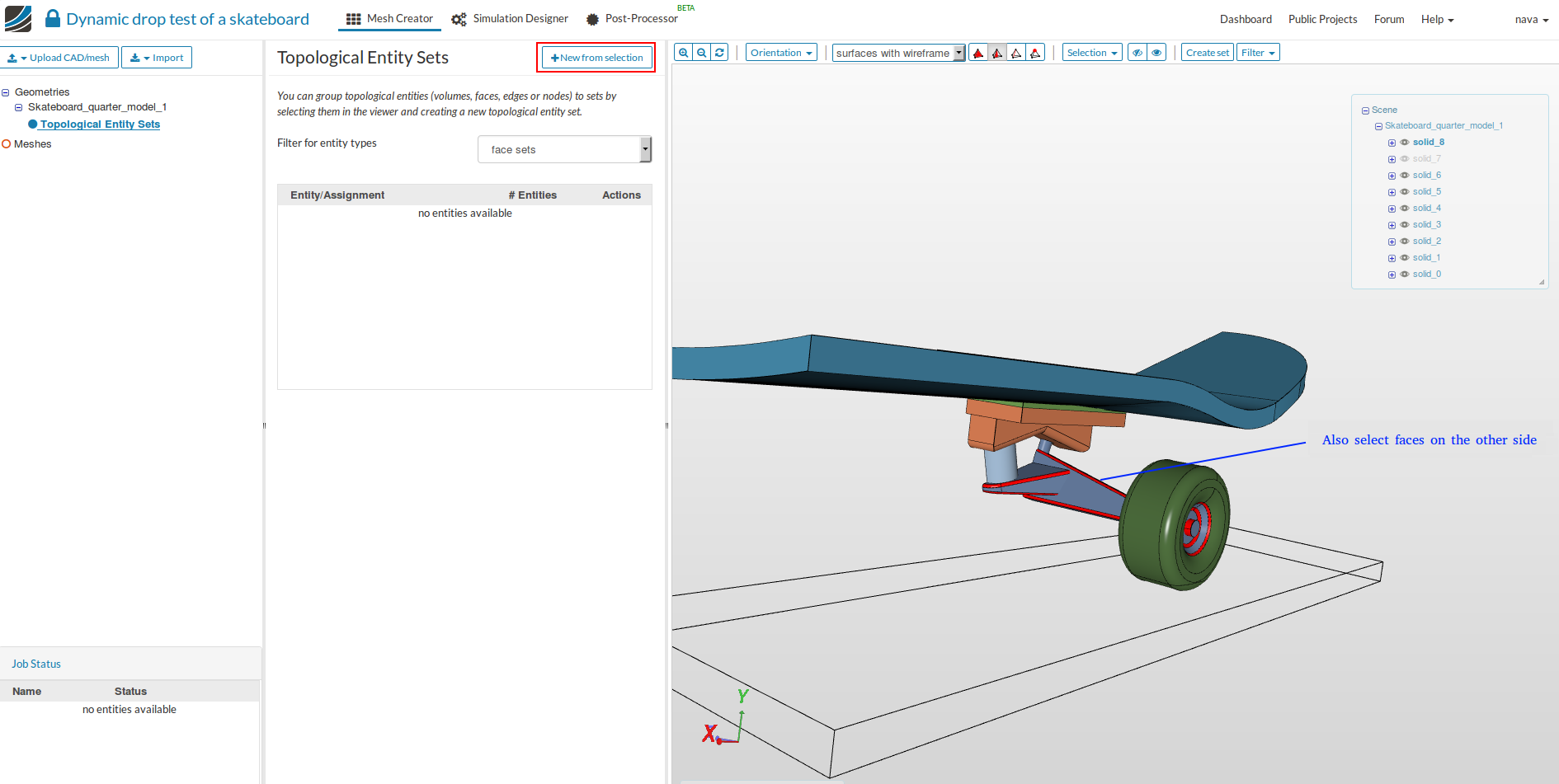 Step-by-Step Tutorial: Dynamic Drop Test of a Skateboard with SimScale ...