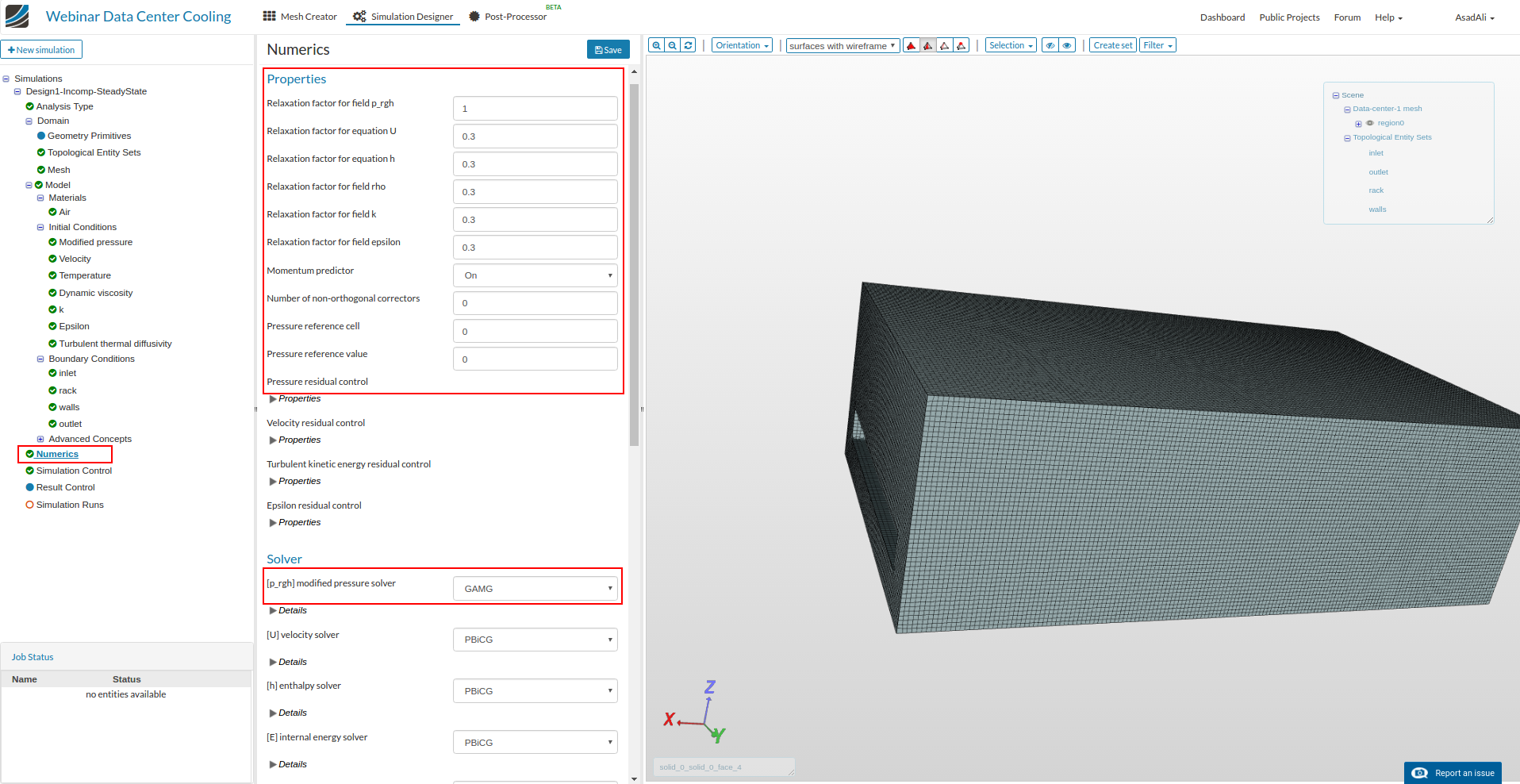 Data Center Cooling: Step-By-Step Tutorial - Fluid Flow / CFD - SimScale CAE Forum