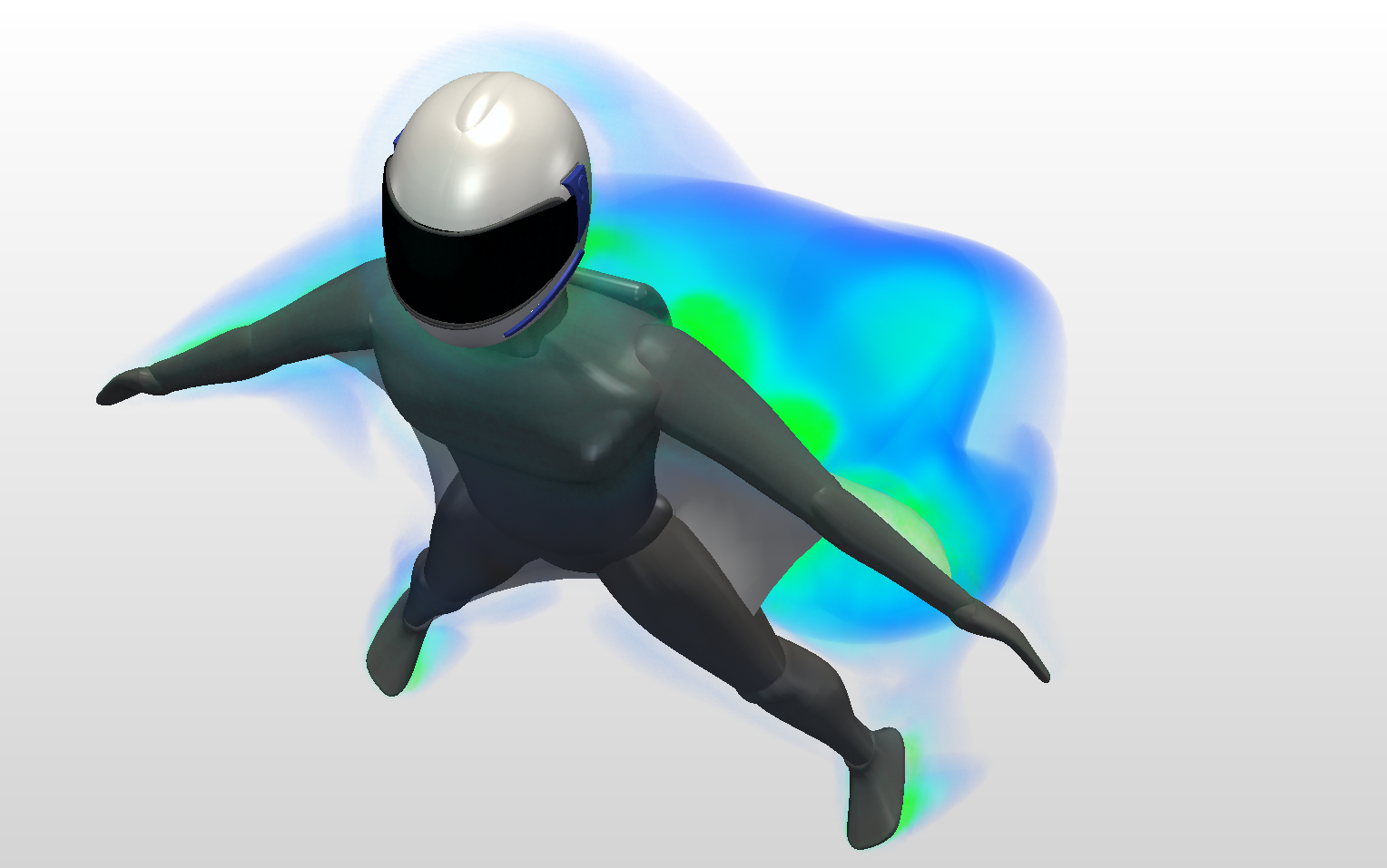 CFD Simulation of a Wingsuit Aerodynamics by afischer | SimScale
