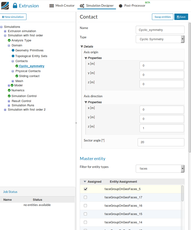 Setting up Symmetry Boundary Conditions and Circular Symmetry - Solid ...
