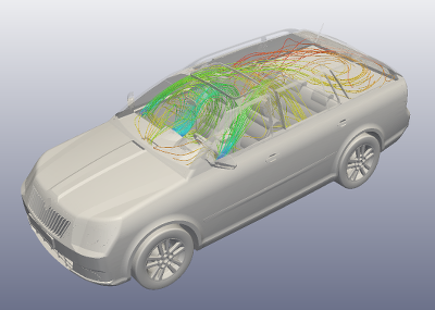 CFD Simulation of Airflow inside a Car Cabin by Ali_Arafat | SimScale