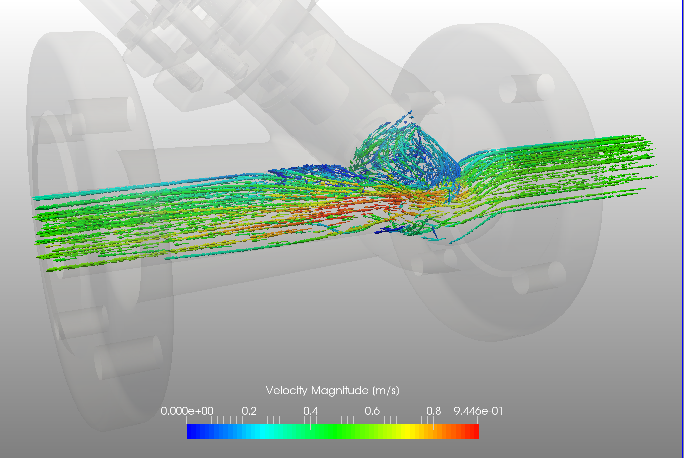 CFD Smulation of Turbulent Flow in a Regulator Valve by dheiny | SimScale
