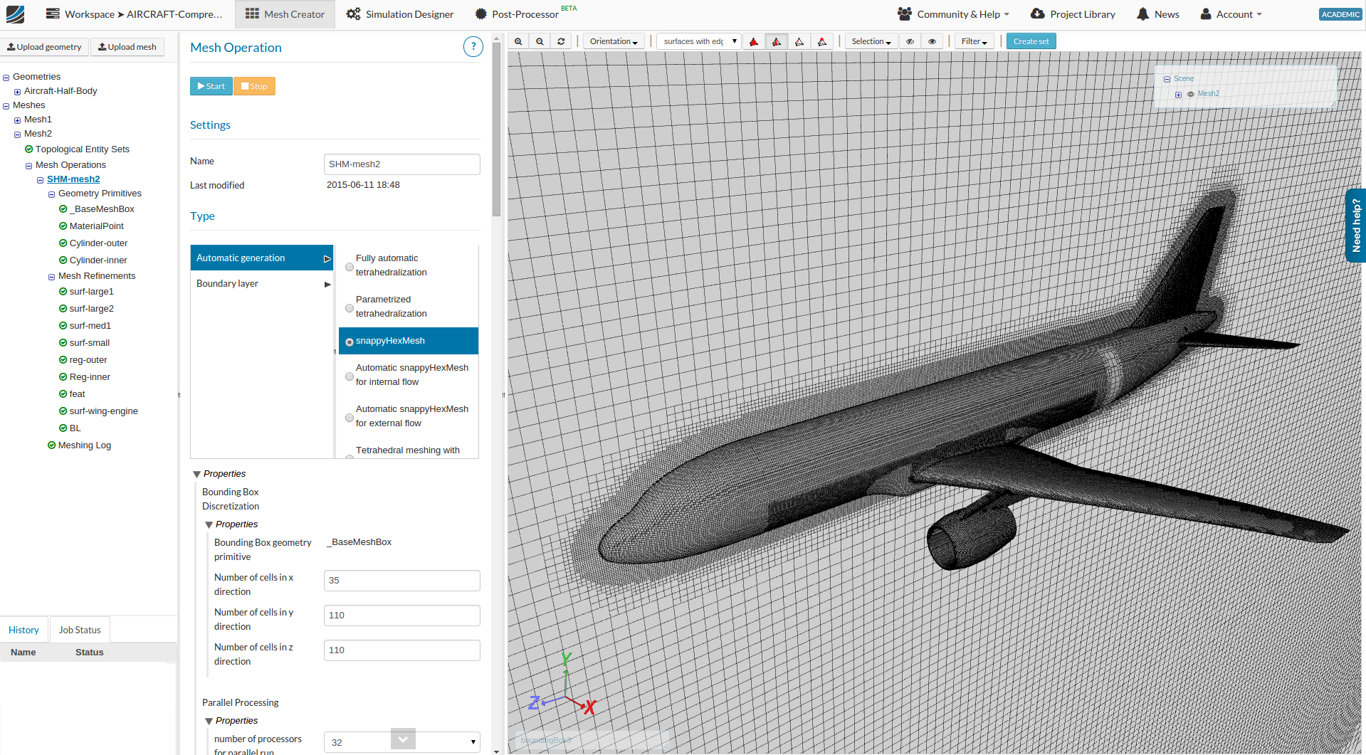 Why Does This Simulation have such a big mesh? - Project Support ...