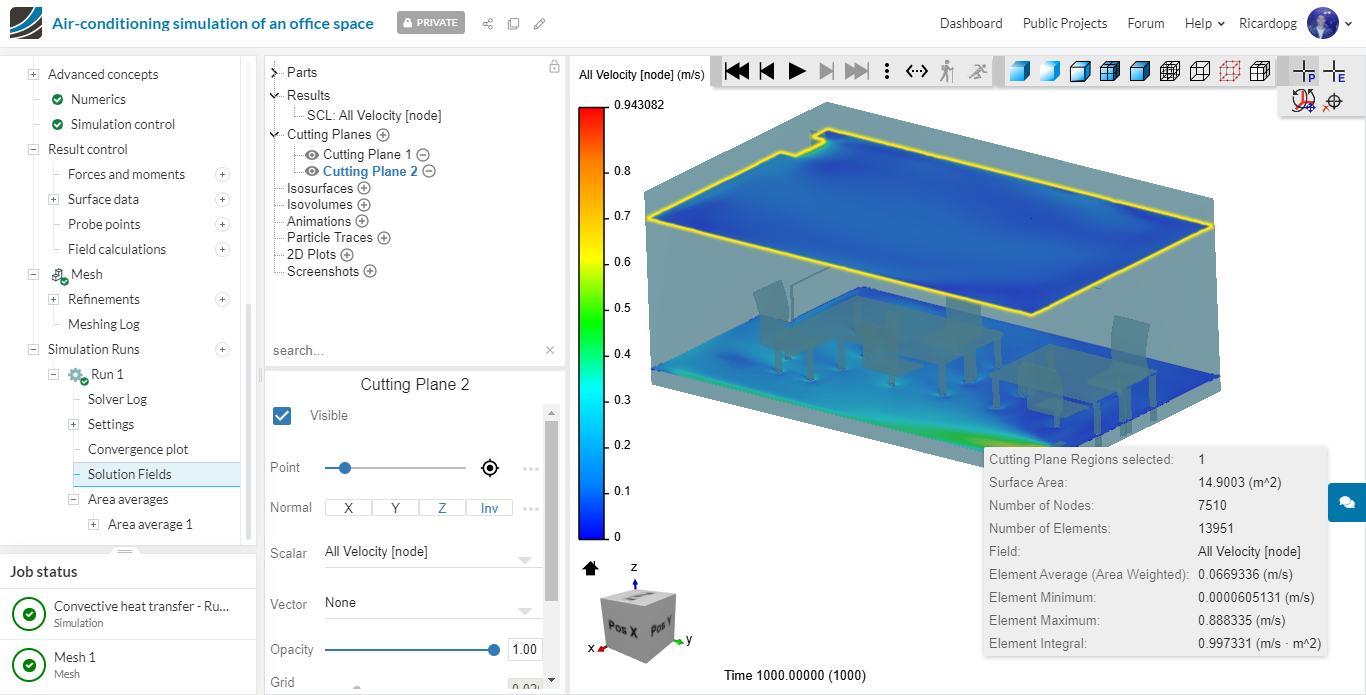 Session 1: Air-conditioning simulation of an office space - Air ...