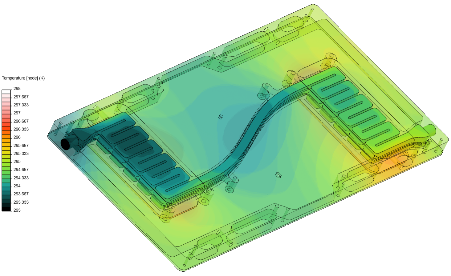 Water Cooled IGBT Transistors by Jon_Wilde | SimScale