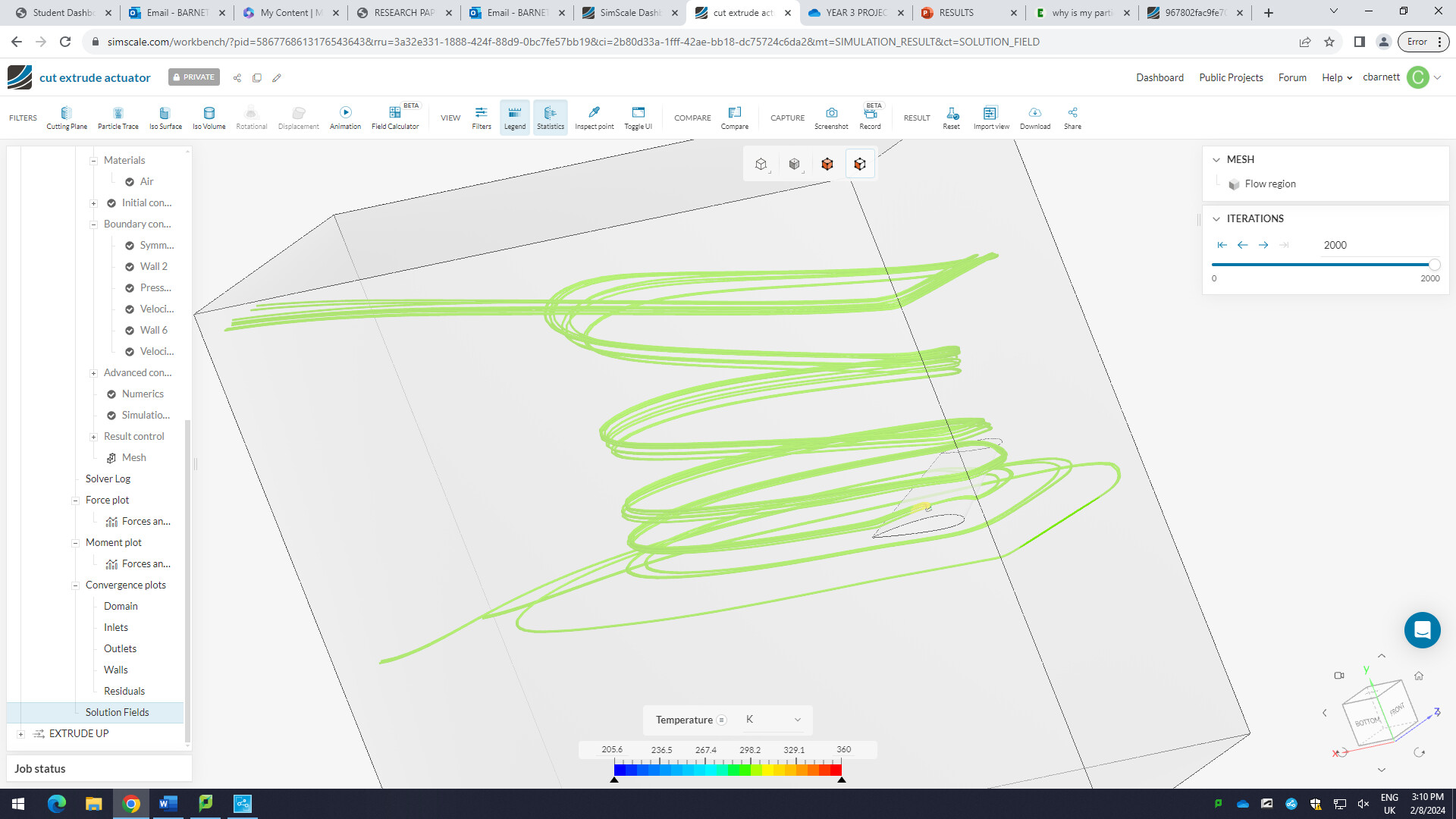 Particle trace across aerofoil - Project Support - SimScale CAE Forum