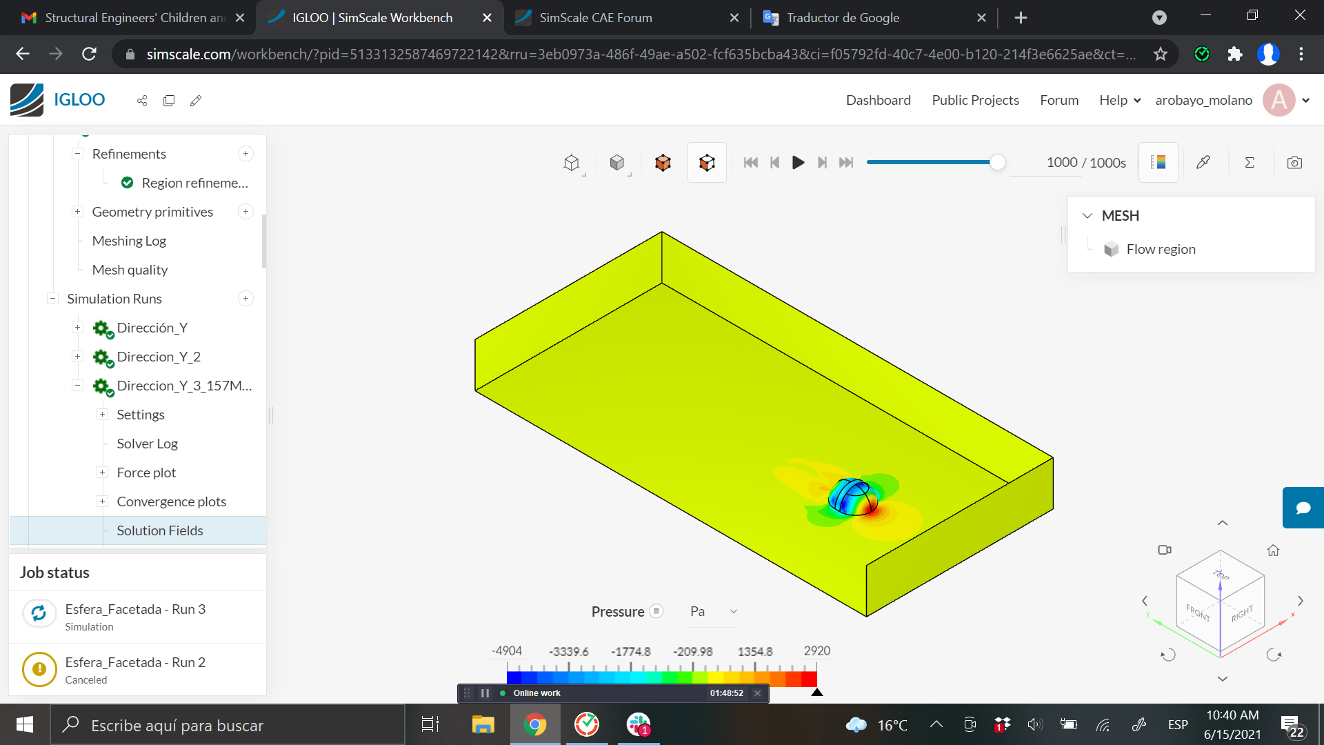 CFD Analysis Question - Pressure - Fluid Flow / CFD - SimScale CAE Forum