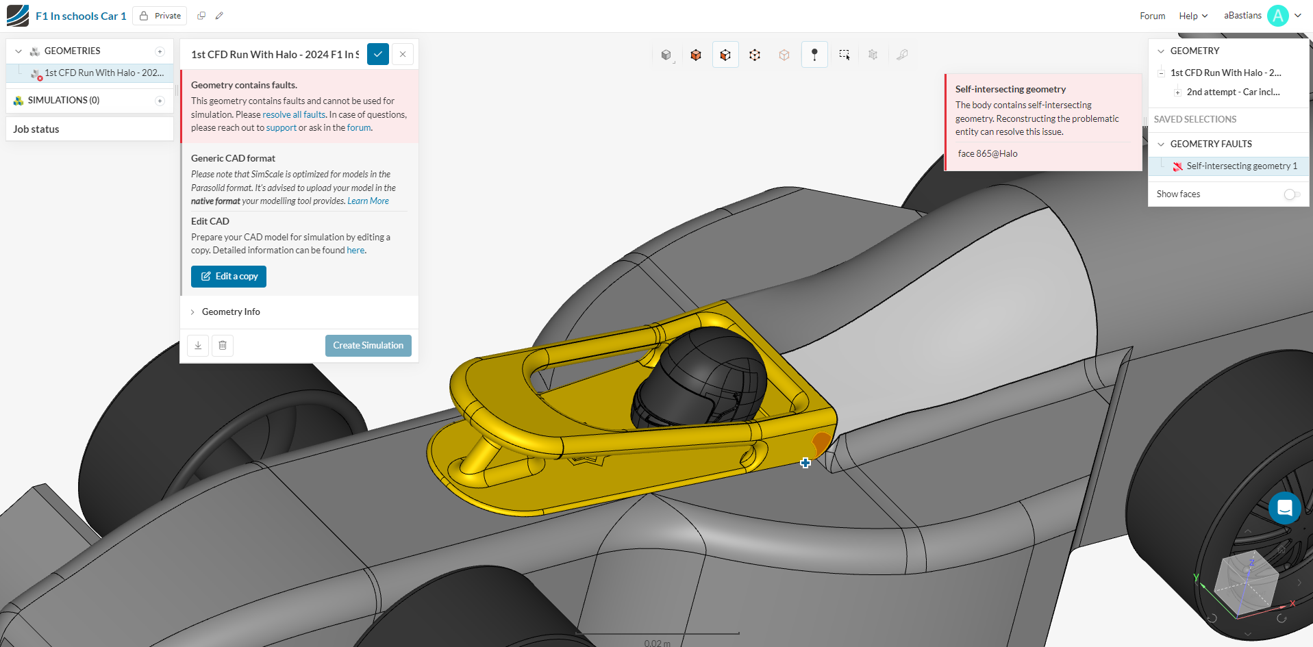 Simulation Error Relating To Computing Quota - Project Support - SimScale CAE Forum