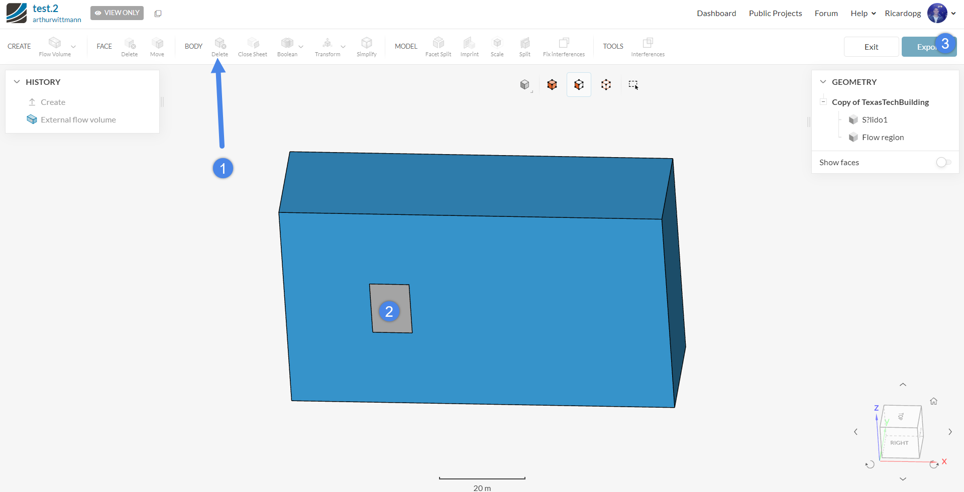 'A setup with two regions is being used in a one region simulation' - Using SimScale - SimScale ...