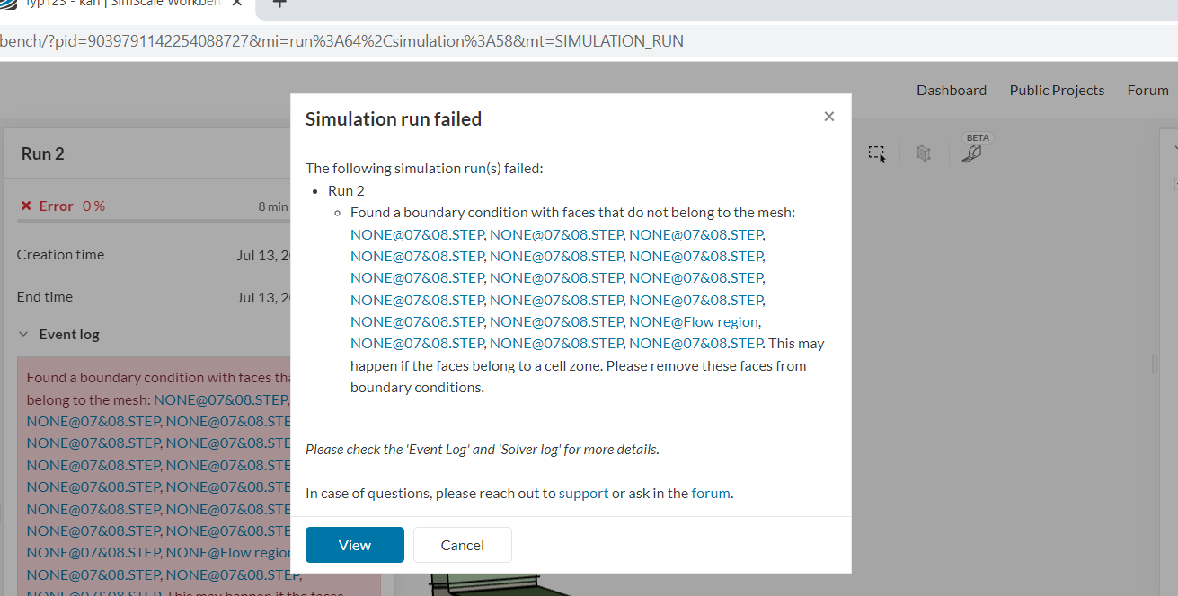 Boundary condition setup problem - Project Support - SimScale CAE Forum