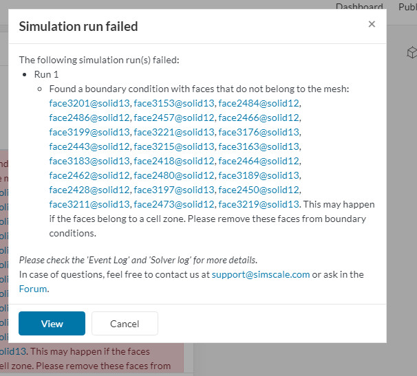 Boundary condition do not belong to the mesh - CAD & Meshing - SimScale CAE Forum