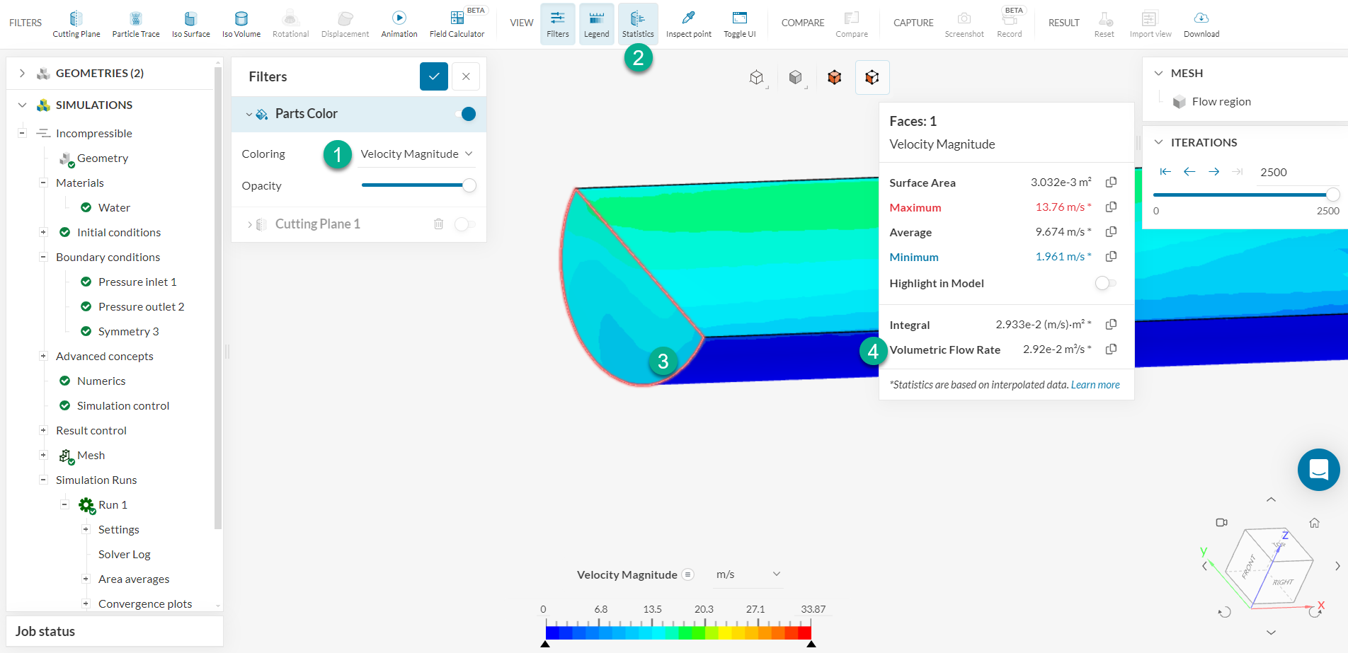 Centrifugal Pump Post Processing - #2 by kaany - Fluid Flow / CFD - SimScale CAE Forum