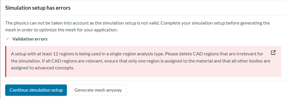 Simulation setup has errors - Project Support - SimScale CAE Forum