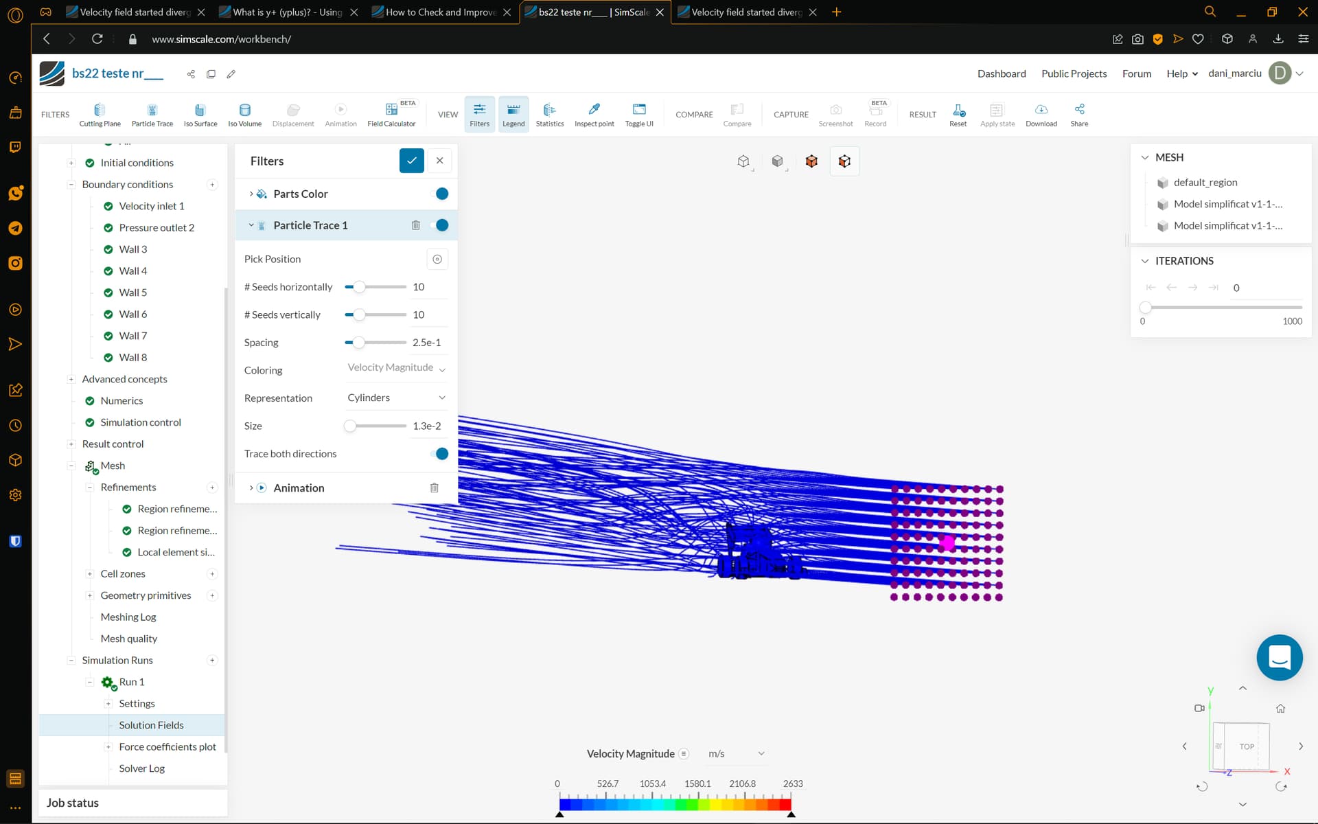 Simulation results - Fluid Flow / CFD - SimScale CAE Forum