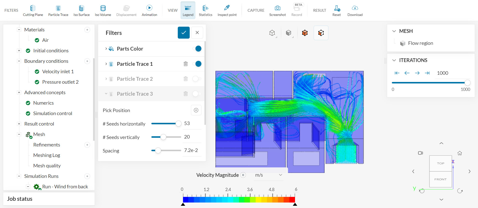 Velocity field started diverging - Project Support - SimScale CAE Forum