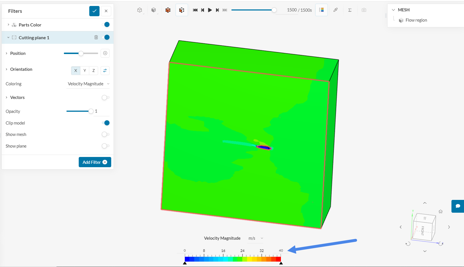 CFD Post Processing Error - The domain is blue everywhere - Fluid Flow ...