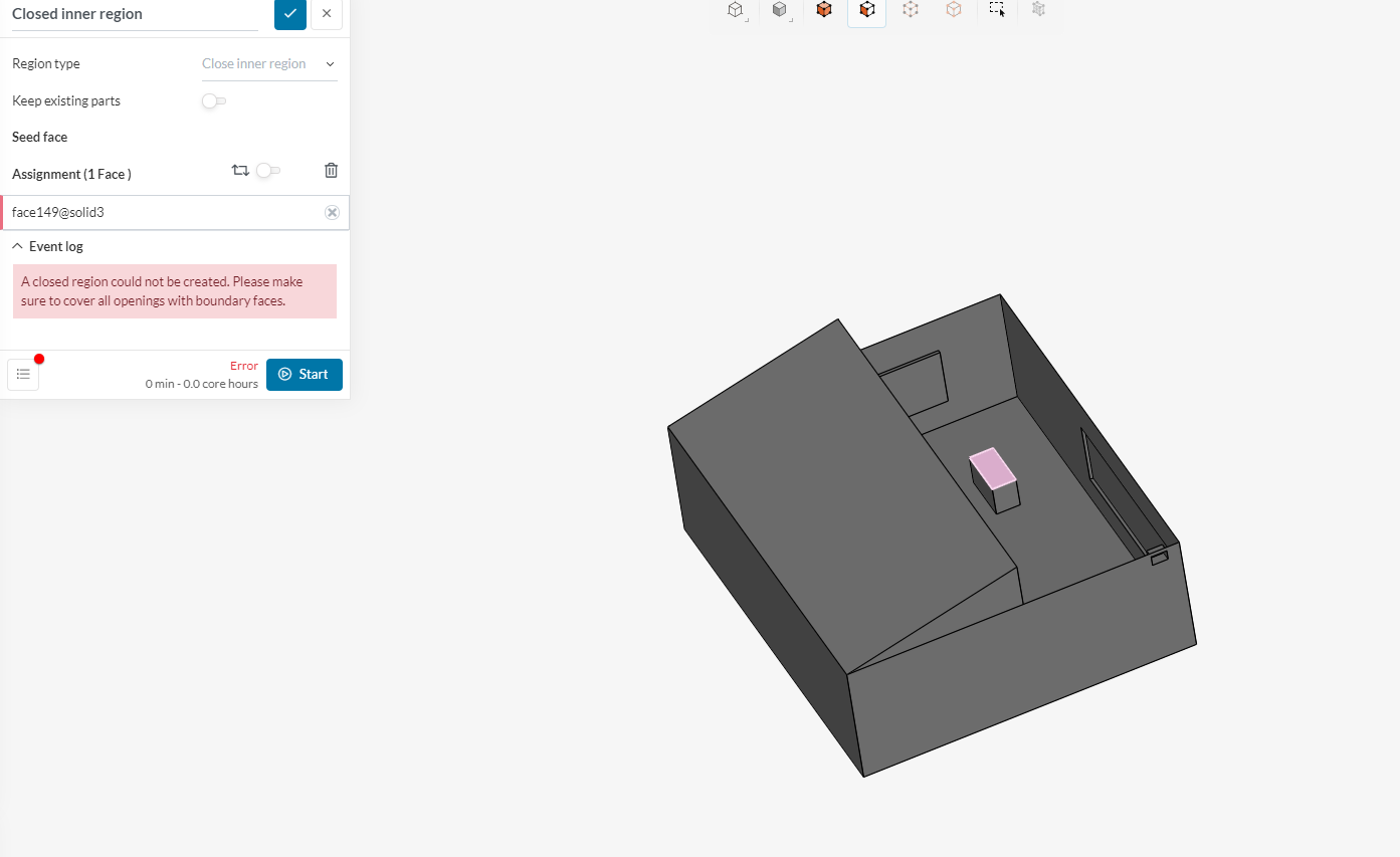 Build the Closed inner region - Using SimScale - SimScale CAE Forum