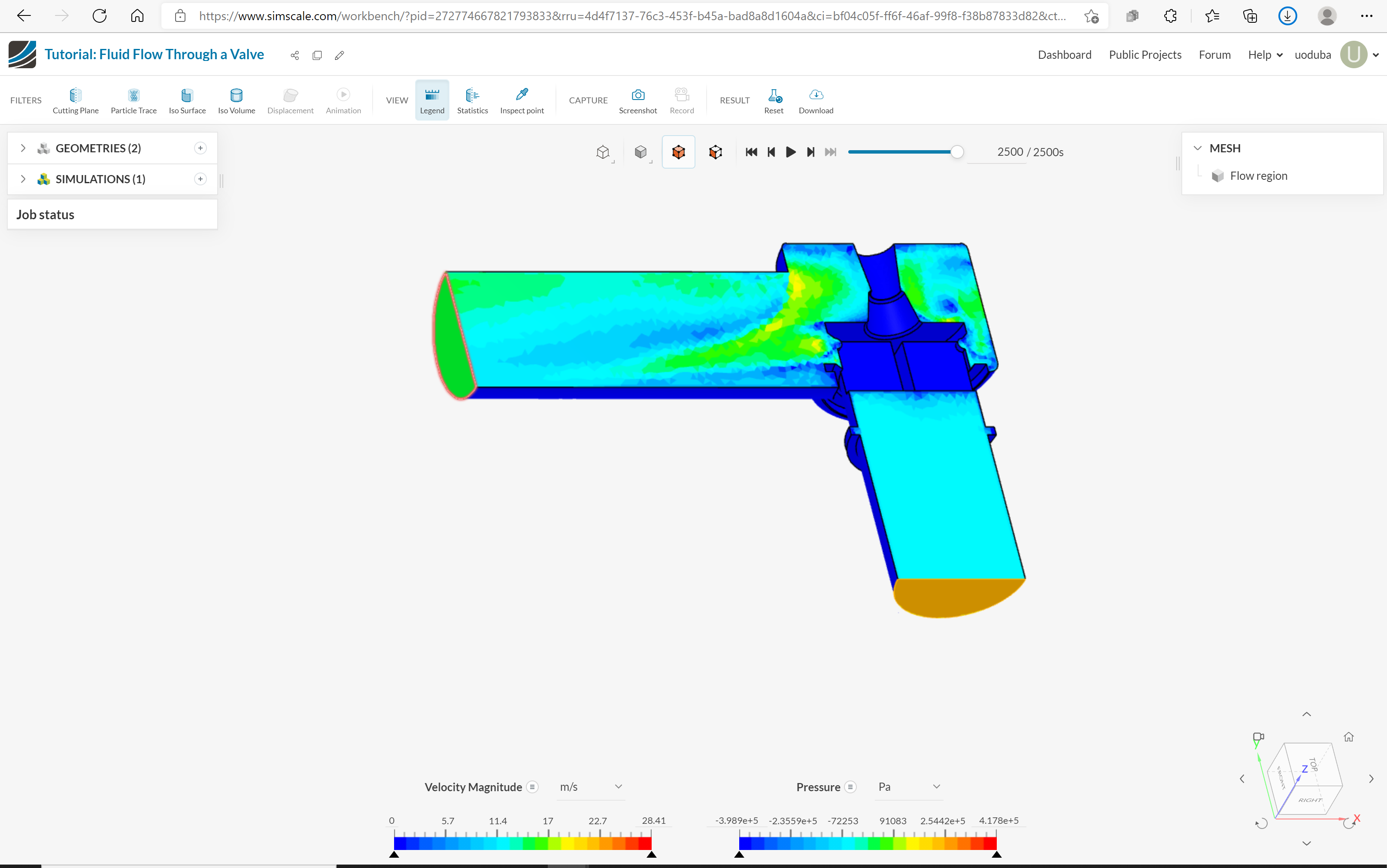 Tutorial: Fluid Flow Through a Non-Return Valve - Fluid Flow / CFD - SimScale CAE Forum