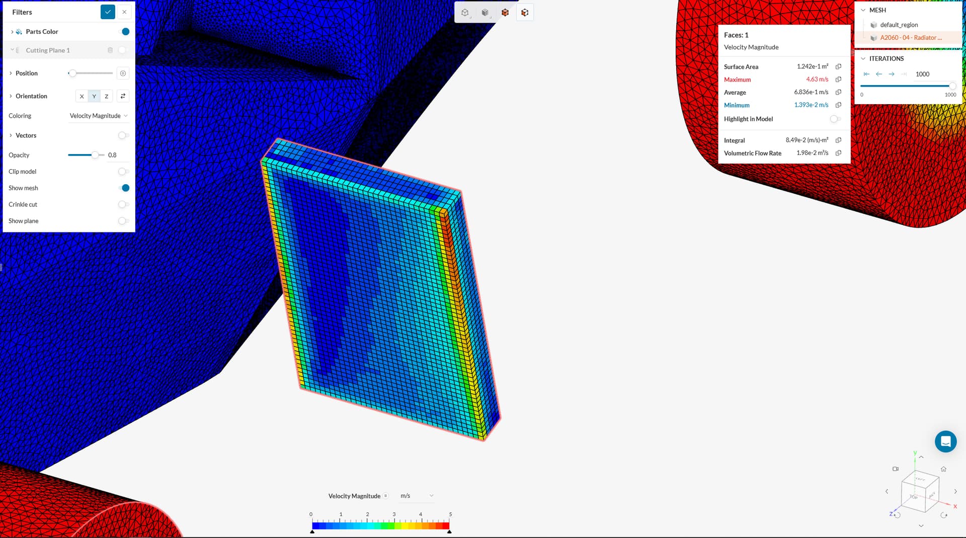 Calculating volumetric flow rate through porous media - Project Support - SimScale CAE Forum