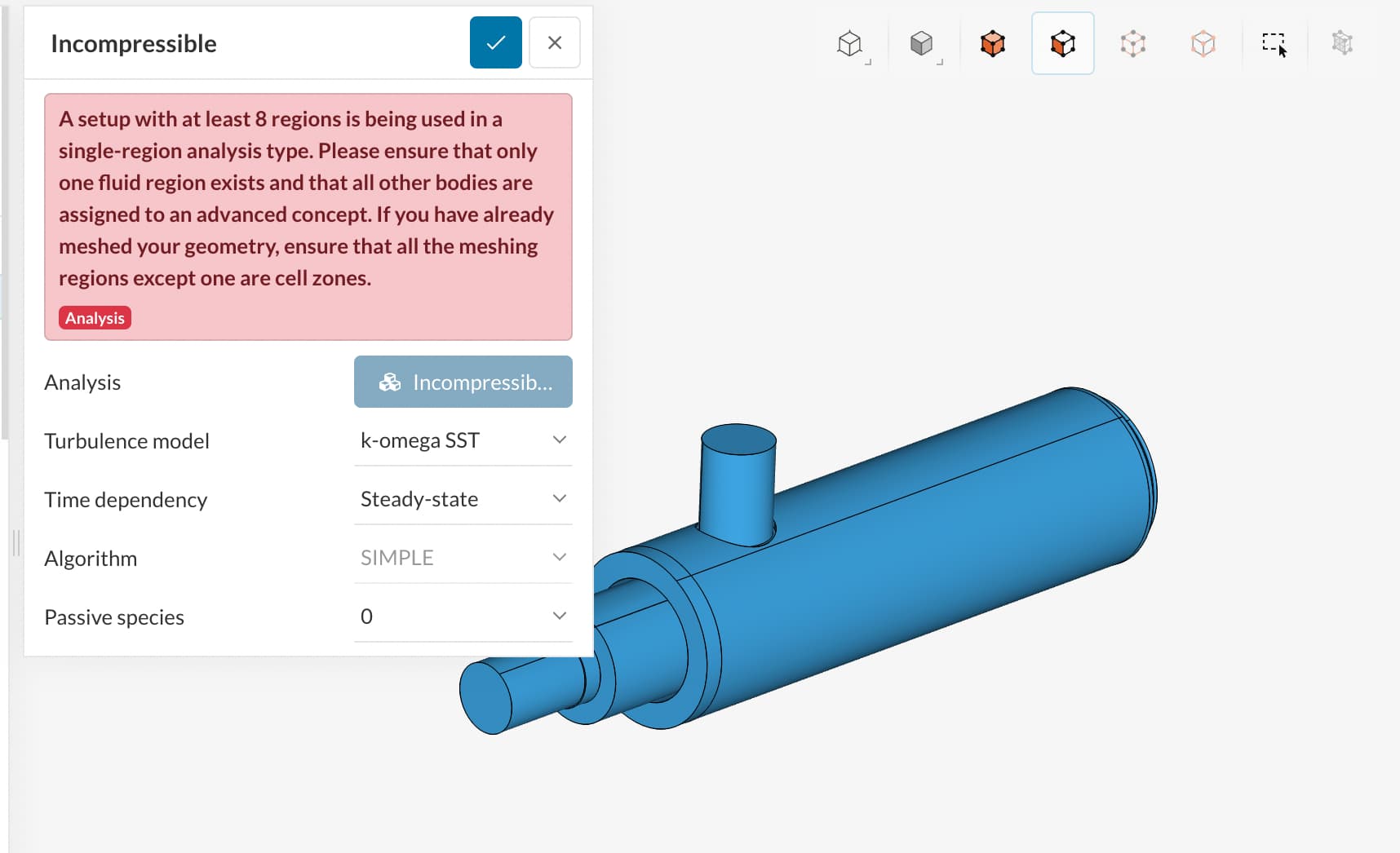 Inner-outer pipe with porous media - Project Support - SimScale CAE Forum