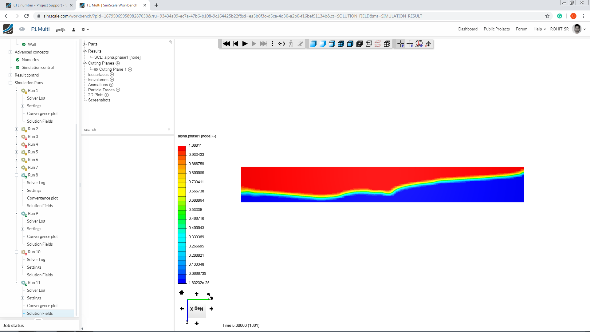 CFL number - Project Support - SimScale CAE Forum