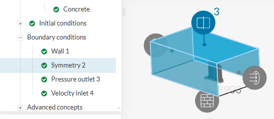Symmetry boundary condition in conjugate simulation malfunction - Project Support - SimScale CAE ...