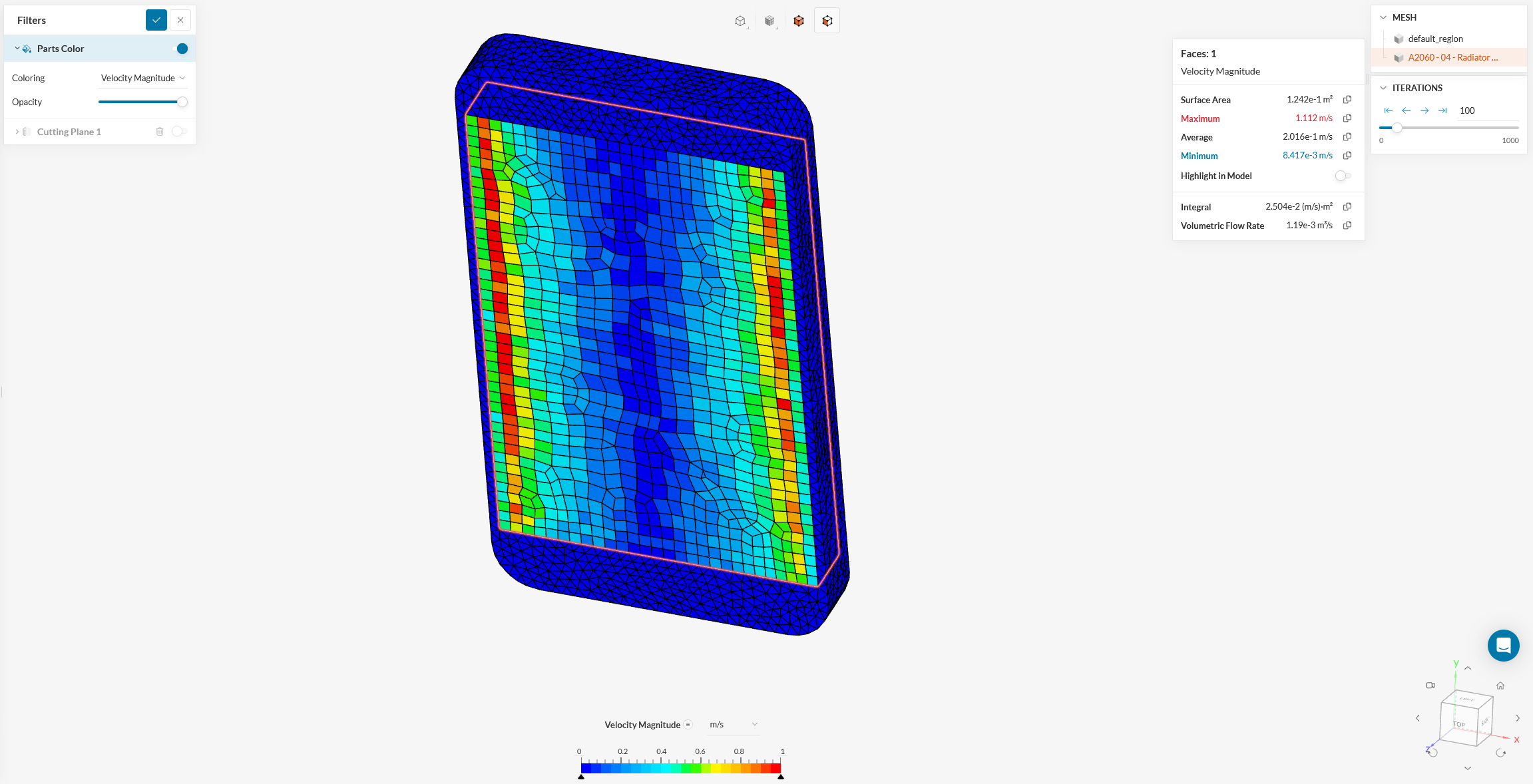 Calculating volumetric flow rate through porous media - Project Support - SimScale CAE Forum
