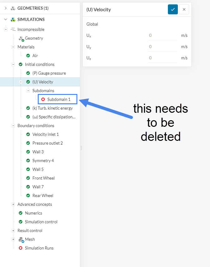 Subdomain error/ Vehicle simulation set up - Project Support - SimScale CAE Forum