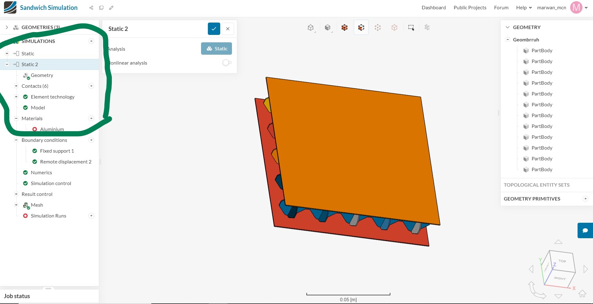Physical contact setting missing - Using SimScale - SimScale CAE Forum